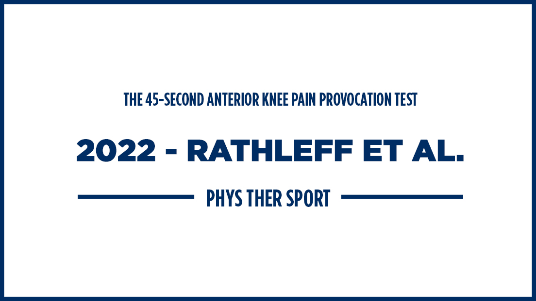 Revisión de artículos científicos - La Clínica Del Corredor